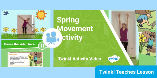 FREE! - EYFS Spring Movement Video | Spring Holiday Club Video