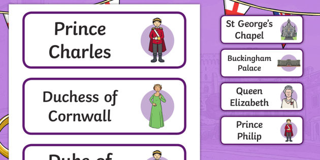 FREE! - The Royal Wedding Word Cards (teacher made)