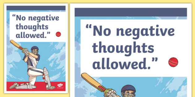 No Negativity Inspirational Classroom Quote Display Poster