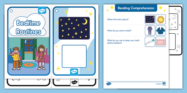 Bedtime Routines Early Adapted Reader (teacher made)