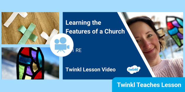 FREE! - KS1 (Ages 5-7) RE: Features of a Church Video Lesson