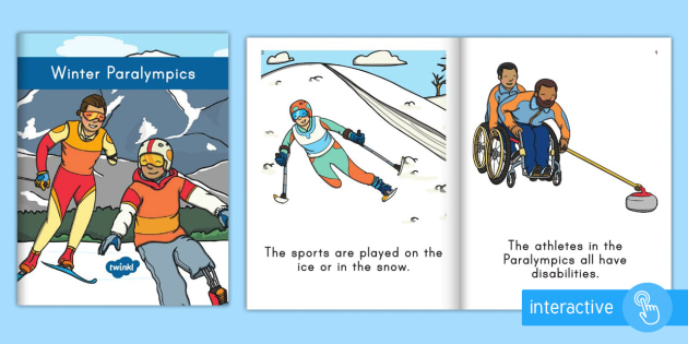 Winter Paralympic Emergent Reader eBook - Medals, Paralympic Athletes