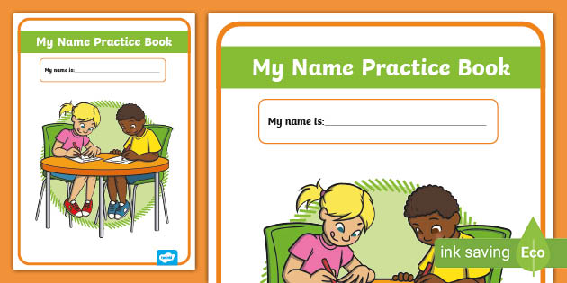 EYLF Name Practice Book Cover | EYLF Resources