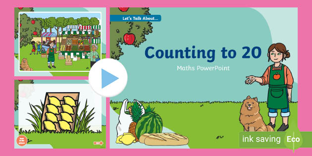 👉 Talk About Counting to 20 Maths PowerPoint