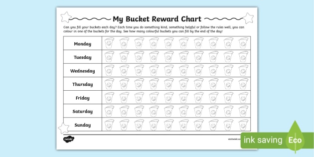 My Bucket Reward Chart (teacher made)