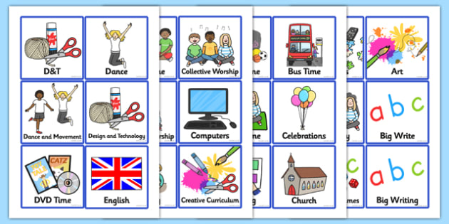 KS1 Daily Routine Cards