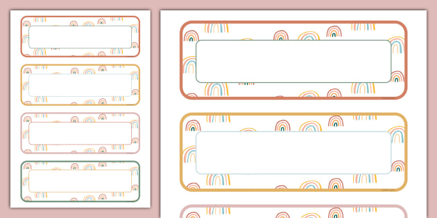 locker name tags template