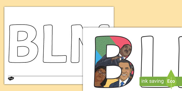 Black Lives Matter Collage (teacher made)