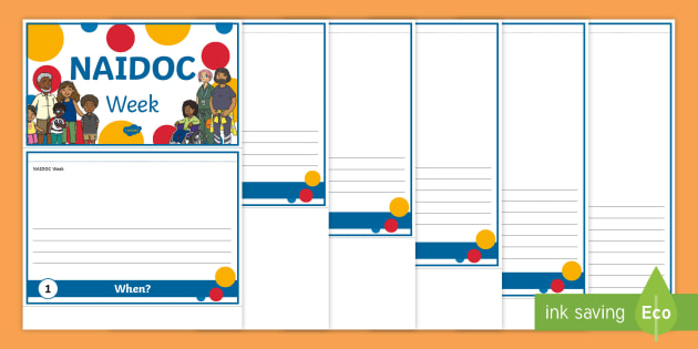 FREE! - NAIDOC Week Staggered Notebook | Australian Resources