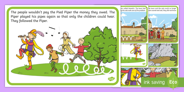 The Pied Piper Fine Motor Skills Story (teacher made)