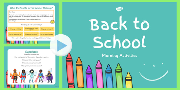 KS1 Morning Activities PowerPoint Classroom Wellbeing ks1-morning-activities-powerpoint-classroom-wellbeing
