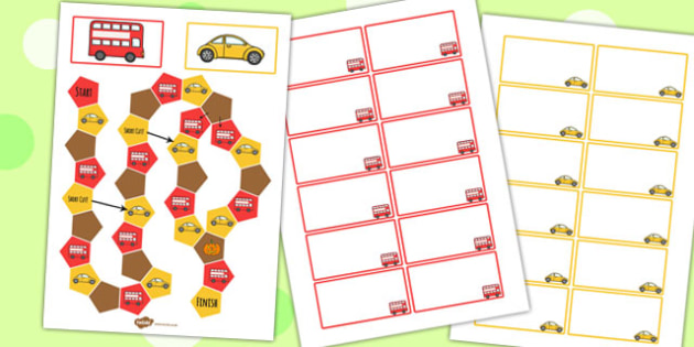 Transport Board Game | Primary Resources (teacher made)
