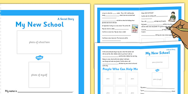 My New School Social Situation Primary Personalised