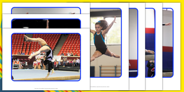 Gymnastics Flips And Tumbles Display Photos
