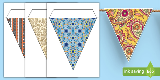 Boho Bunting for Classroom or Home Displays | Twinkl