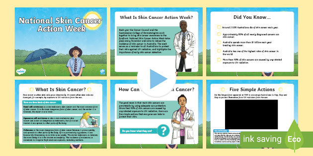 National Skin Cancer Action Week PowerPoint | Twinkl