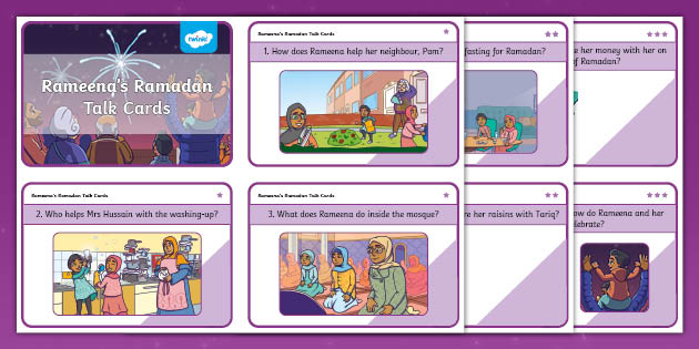 Rameena's Ramadan Talk Cards (teacher made)