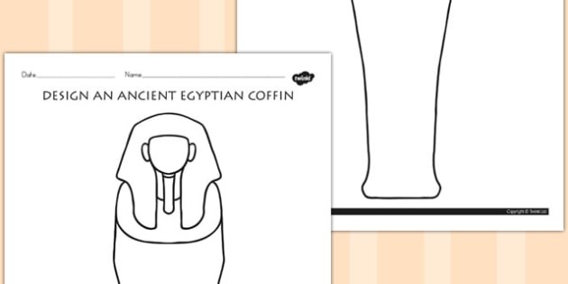 Design an Ancient Egyptian Coffin Activity (teacher made)