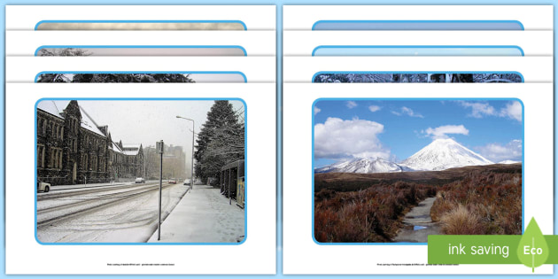 New Zealand Winter Photo Display Pack