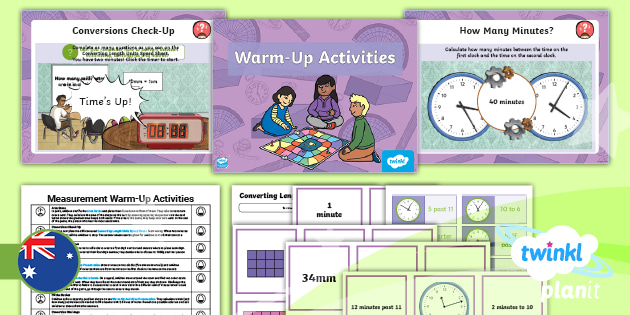 Year 4 Using Units of Measurement: Warm-Up Activities