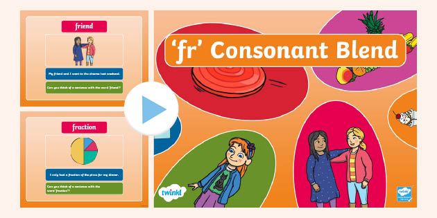 'fr' Consonant Blend PowerPoint