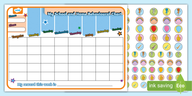 Printable School Charts