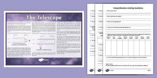History of Astronomy Worksheet | Astronomy Day | Twinkl