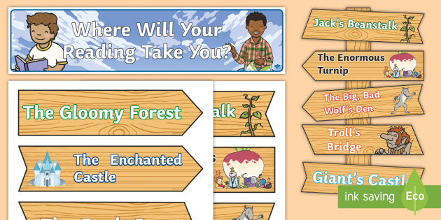 KS1 Where Will Your Reading Take You? Display Pack