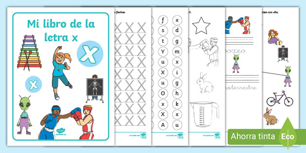 Hoja De Trabajo Del Sonido De La Letra X Hoja De Trabajo Para Niños.