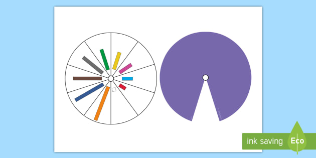 Number Rods Spinner - Cuisenaire rods, number rods, spinner, recognition