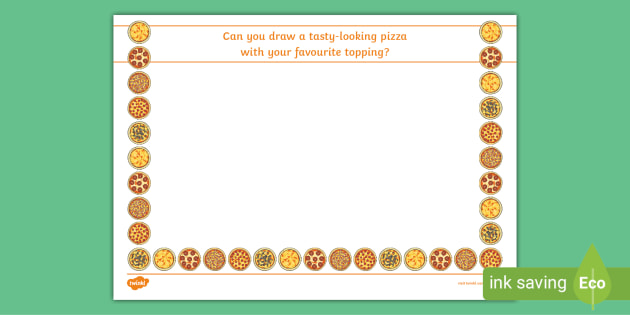 FREE! - Pizza Drawing Prompt (teacher made)
