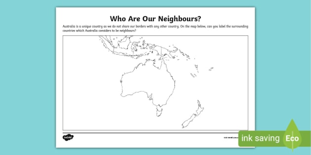 Who Are Our Neighbours? Worksheet (teacher made)