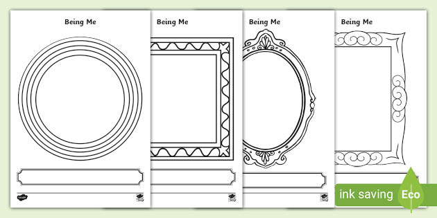Being Me Magic Mirror Activity Sheet - Transition - EYFS KS1
