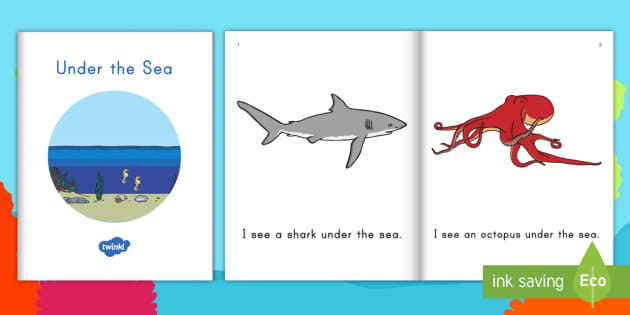 Under the Sea Early Emergent Reader eBook (teacher made)