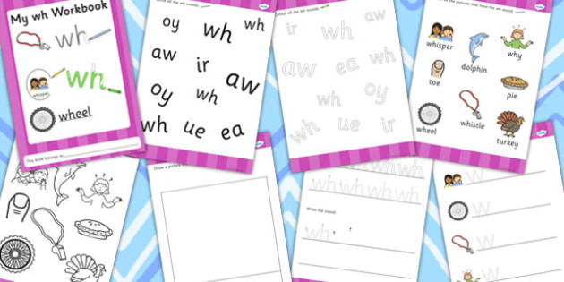 Phase 5 wh Grapheme Workbook - phase five, graphemes, literacy