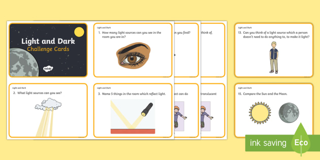 Light and Dark Challenge Cards