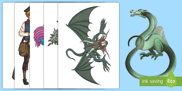 Fantasy Characters Display Cut-Outs