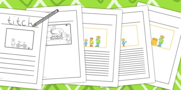 Story Writing Frames to Support Teaching on Titch