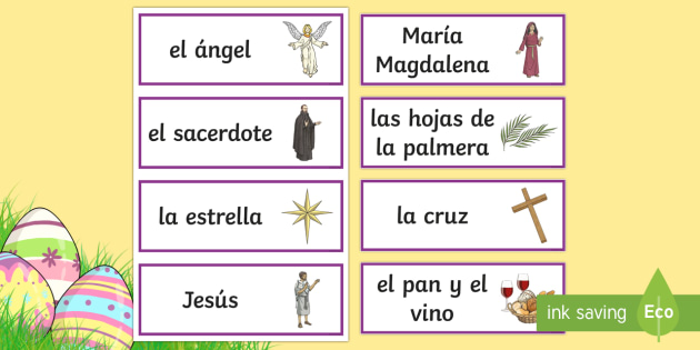 The Easter Story Word Cards (teacher made)