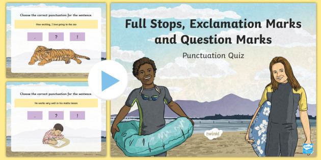 Punctuation Quiz PowerPoint | Primary Resources | Twinkl