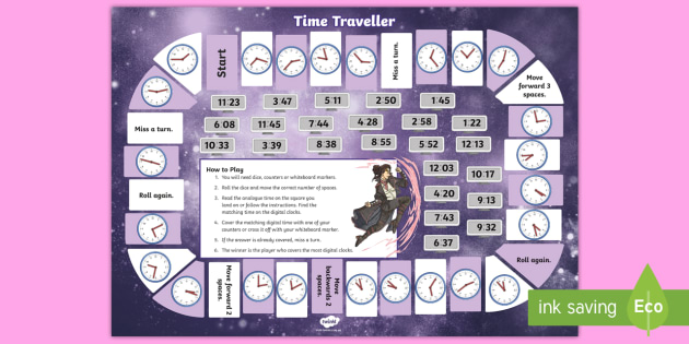 Time Traveller Board Game (teacher made)