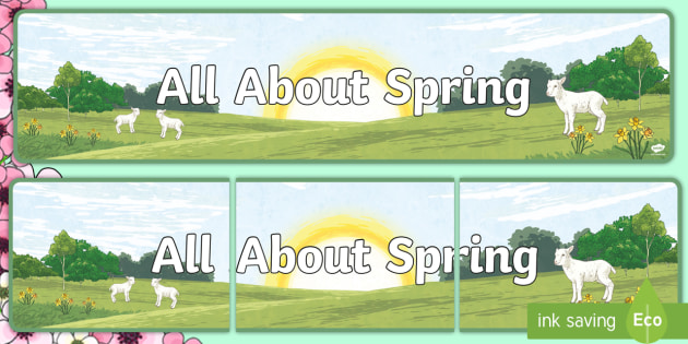 All About Spring Poster Printable - Primary School - Twinkl