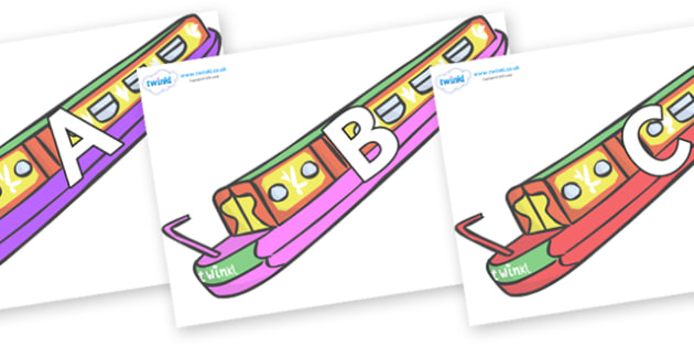 A-Z Alphabet on Narrow Boats