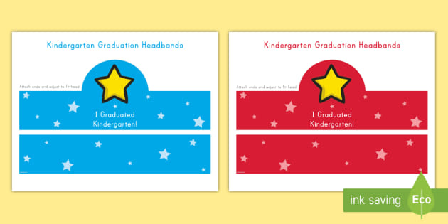Kindergarten Graduation Headbands
