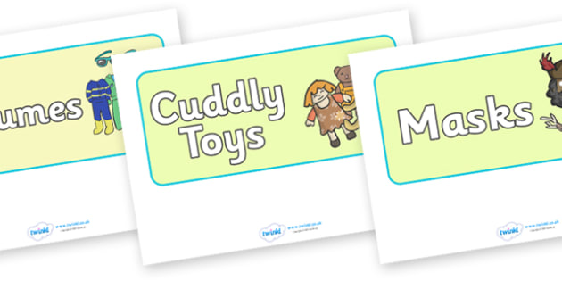 FREE! - 👉 Role Play Area Labels (teacher made)