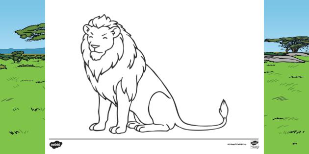 Leu de colorat — România (teacher made)