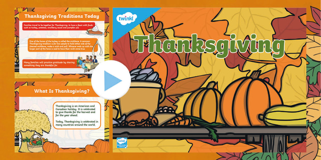 Thanksgiving PowerPoint F-2 (teacher made)