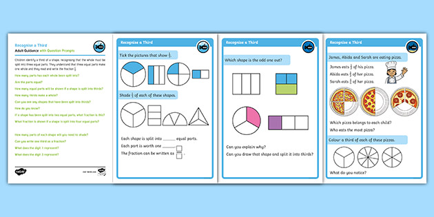 👉 White Rose Maths Supporting Year 2 Recognise a Third