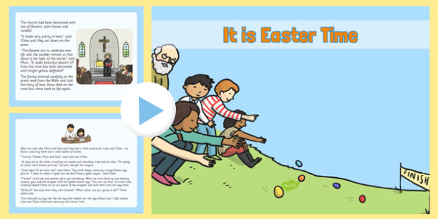 It Is Easter Time Story PowerPoint