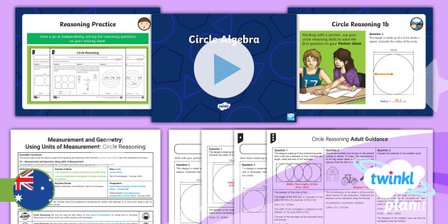 Year 6 Using Units of Measurement Parts of a Circle Lesson 3
